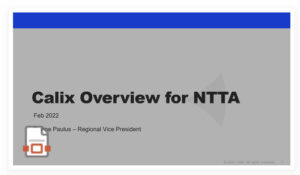Summit Presentations – NTTA