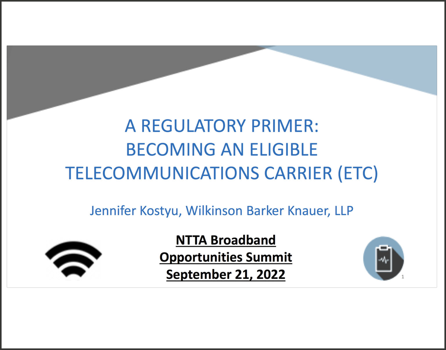 Summit Presentations – NTTA