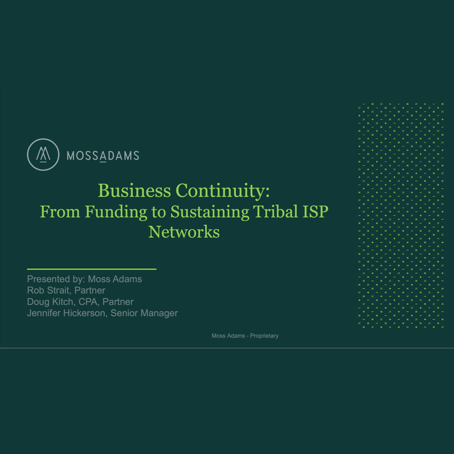 Summit Presentations – NTTA